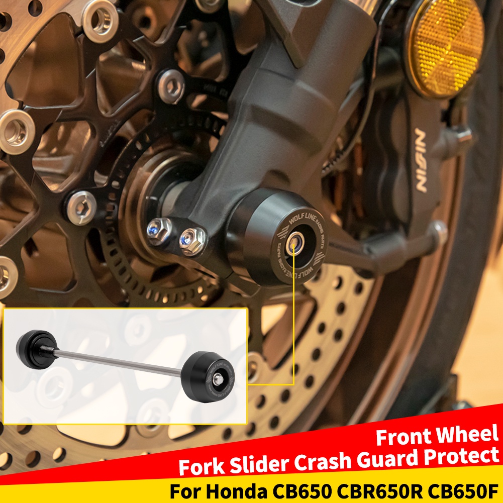 Motorcycle Front Axle Fork Wheel Slider Crash Protector For Honda ...