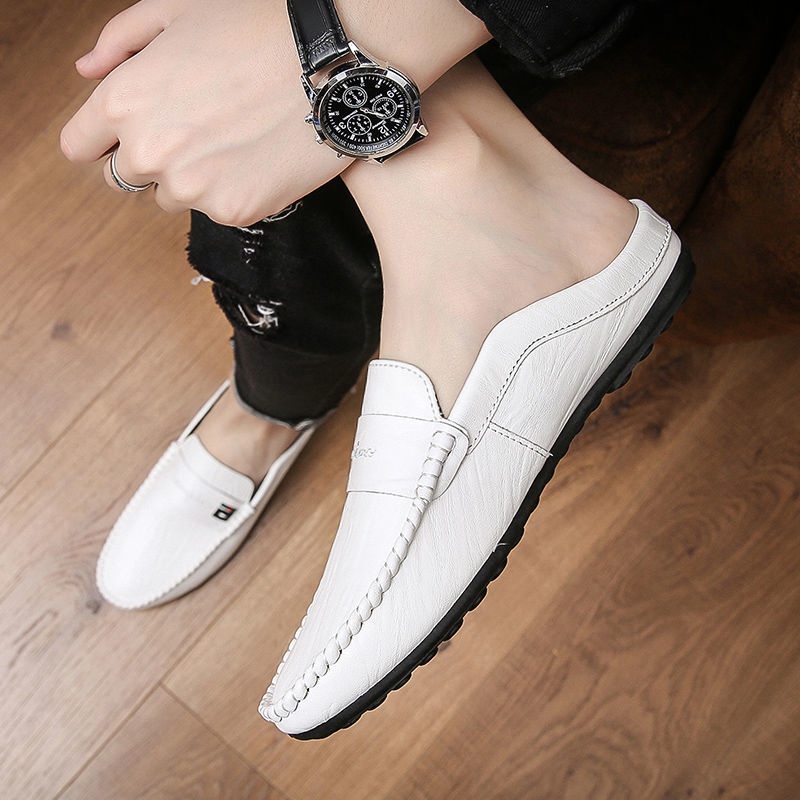 Fashion Open Toe Half Slippers New Style Men's Half Slippers Summer ...