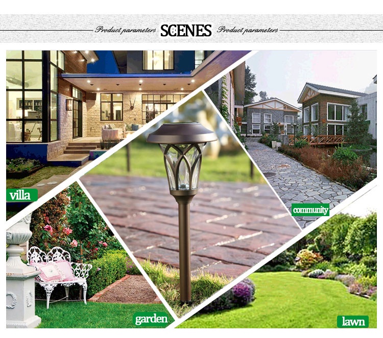 NSS Solar Pathway Light Outdoor Waterproof LED Light Garden Lawn ...