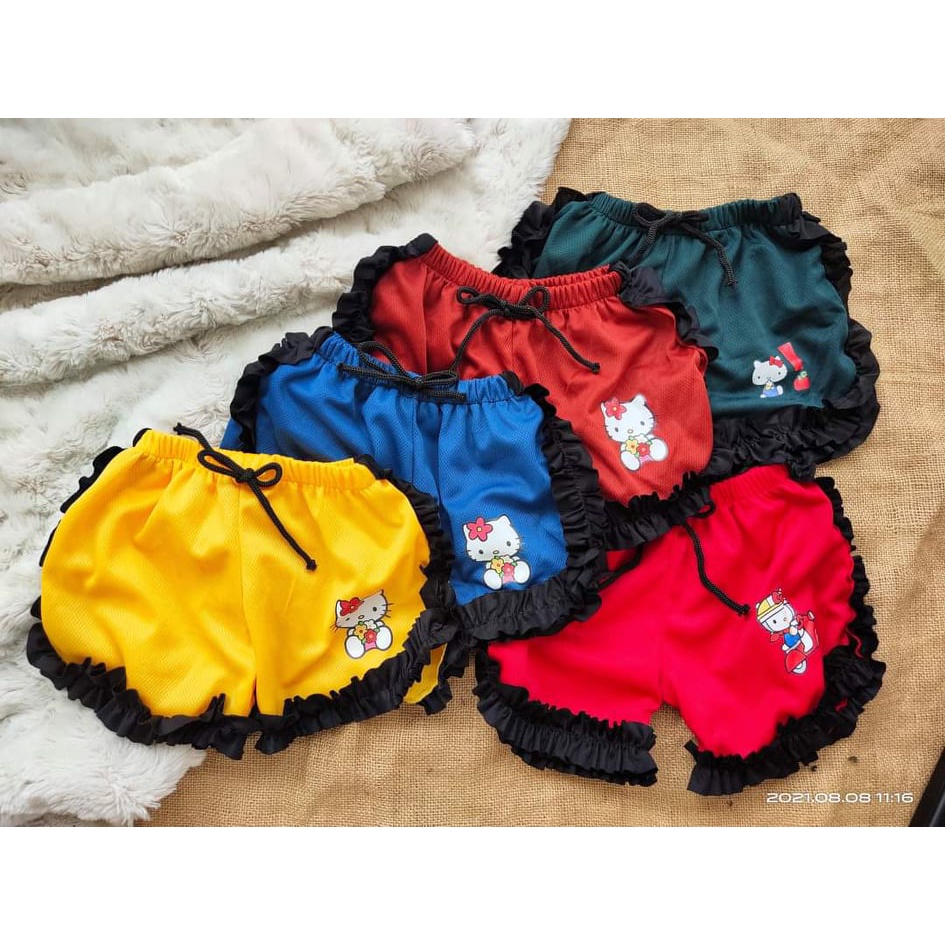 DRIFIT HELLO KITTY SHORT FOR KIDS (2 to 5 YRS OLD) | Shopee Philippines
