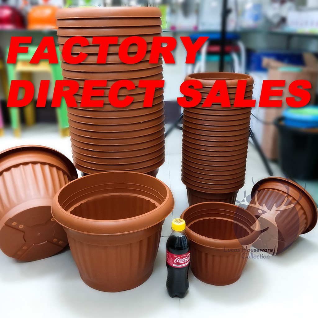 12PCS HIGH-QUALITY ROUND FLOWER POT FACTORY DIRECT SALES WHOLESALE / 4 ...