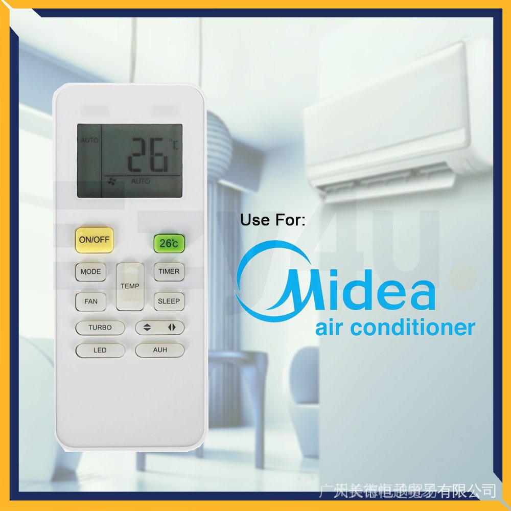 Midea universal air cond remote control replacement aircond | Shopee ...
