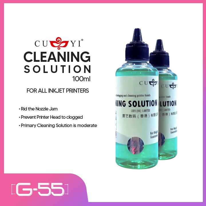 CUYI Cleaning Solution 100ML any INKJET PRINTER | Shopee Philippines