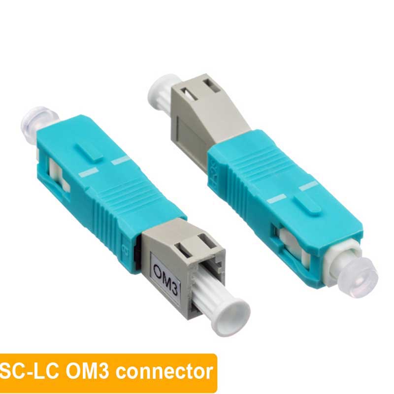 SCAPC to LC OM3 multimode Hybrid Fiber Optic Adapter single mode ftth ...