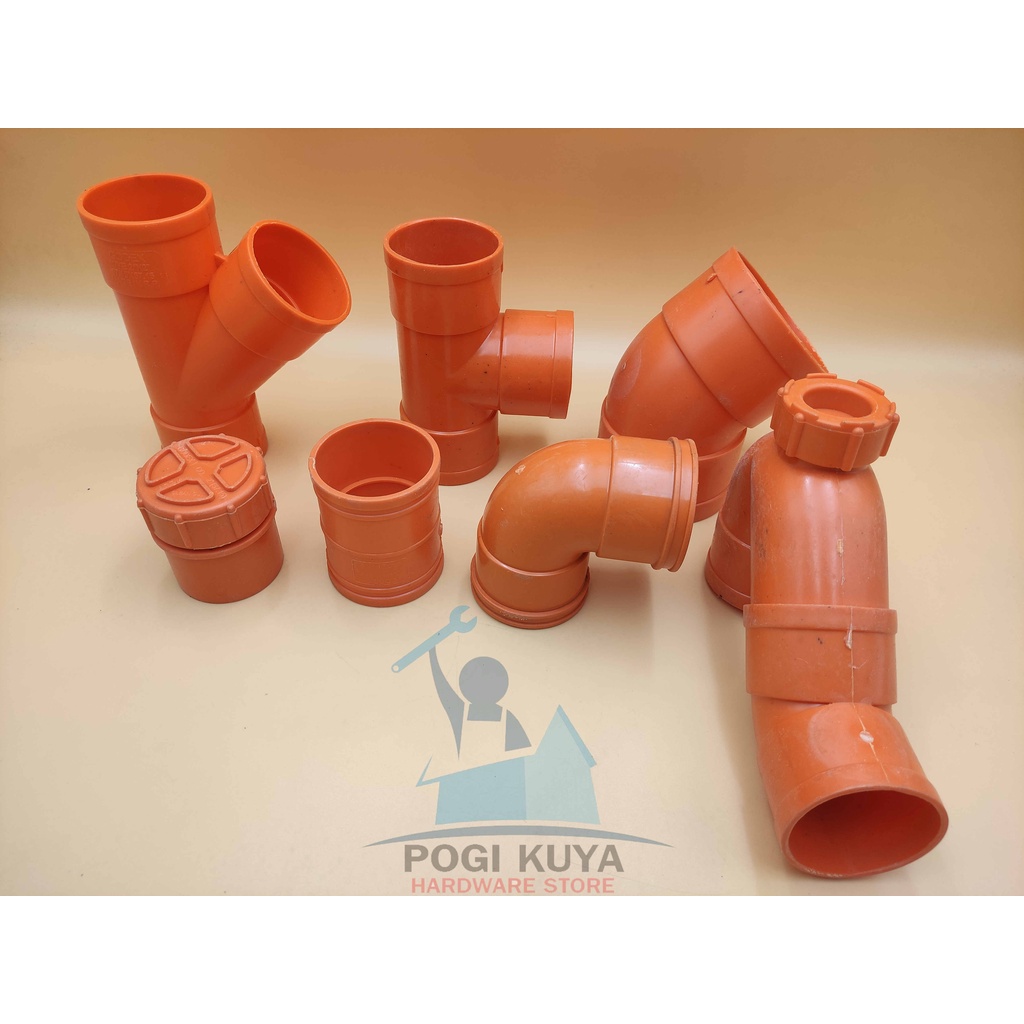 PVC Orange Fittings | 2” 3” 4” | Sanitary Fittings | Elbow Tee Wye ...