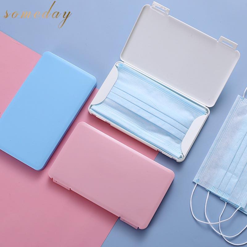 Someday Portable Dustproof Mask Case Face Masks Container Safe ...