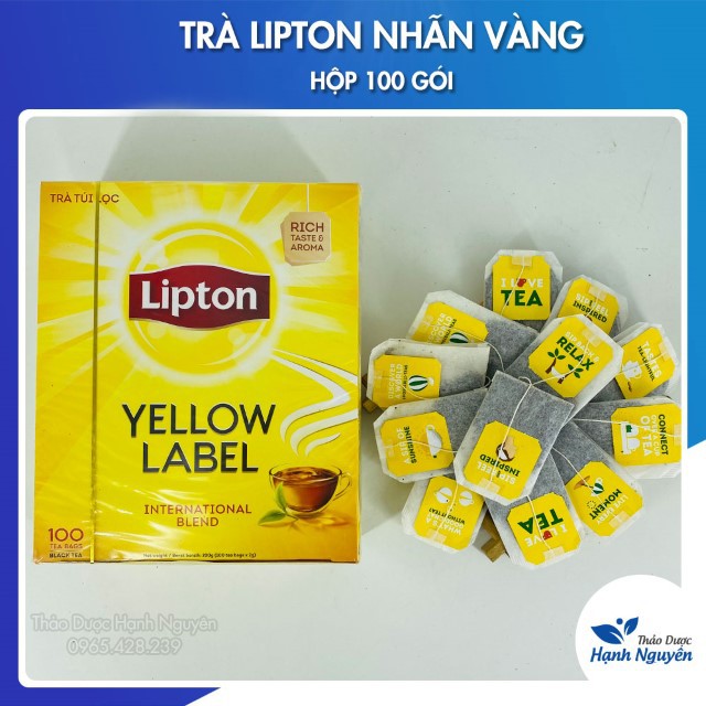 Lipton Yellow Label Tea (Box Of 100 Packs) | Shopee Philippines