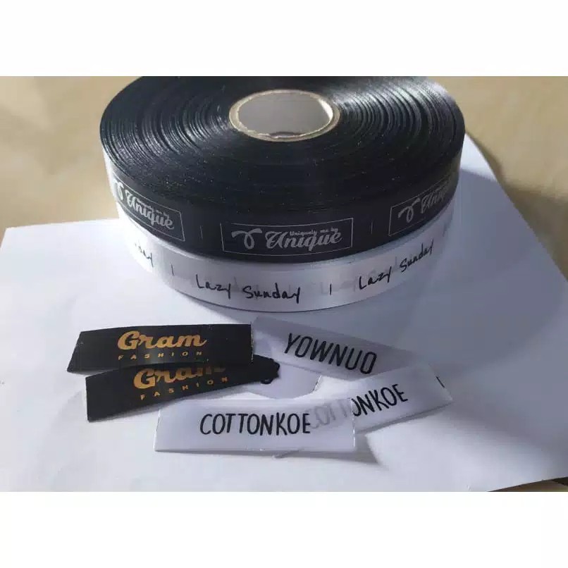 Satin Rolls / Hijab Labels / Clothes Labels / Satin Labels 200 Yards ...