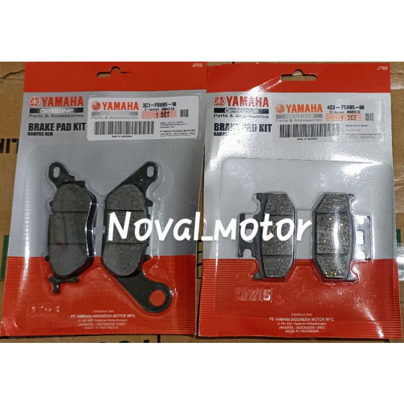 Front rear disc brake pads R15 v3 XSR 155 Mt15 vixion R new | Shopee ...