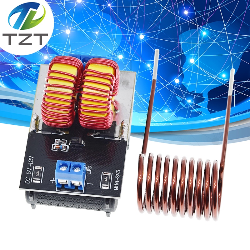DC 5-12V Mini ZVS Low Voltage Induction Heating Power Supply Module ...