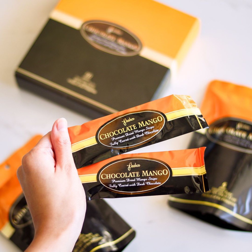 Freshco Dark Chocolate Mangoes (120 grams/Box) | Shopee Philippines