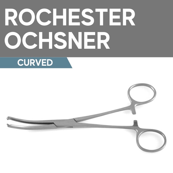 Rochester Ochsner Forcep CURVED 1 Piece | Shopee Philippines