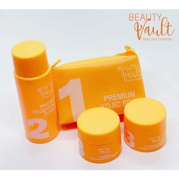 Beauty Vault Glass Skin Essentials Premium Rejuvenating Set 100% ...