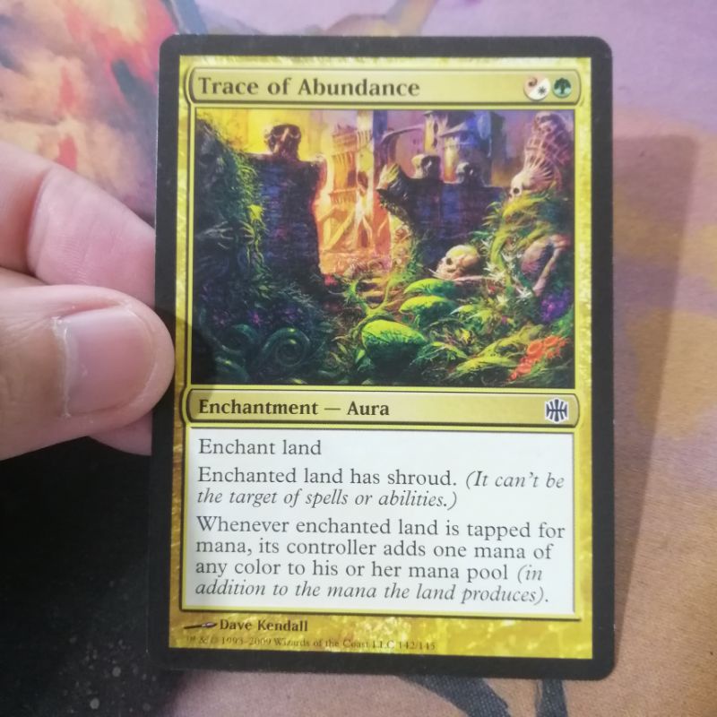 1 PLAYED Trace of abundance SHA Shards of Alara MTG card | Shopee ...