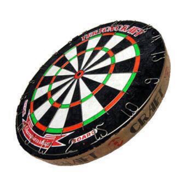 COD! Terton craft Dartboard dart board | Shopee Philippines
