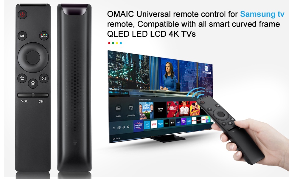 Universal Smart TV Remote Control for Samsung Smart TV,LED,LCD HDTV-One ...