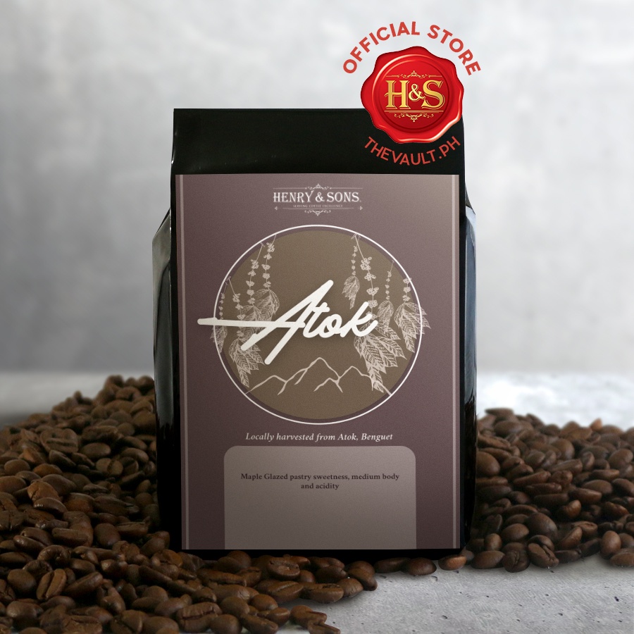 Henry And Sons Atok Arabica Coffee Beans (250g) | Shopee Philippines