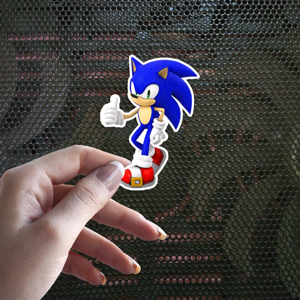 Sonic The Hedgehog Waterproof Vinyl Decal Sticker | Shopee Philippines