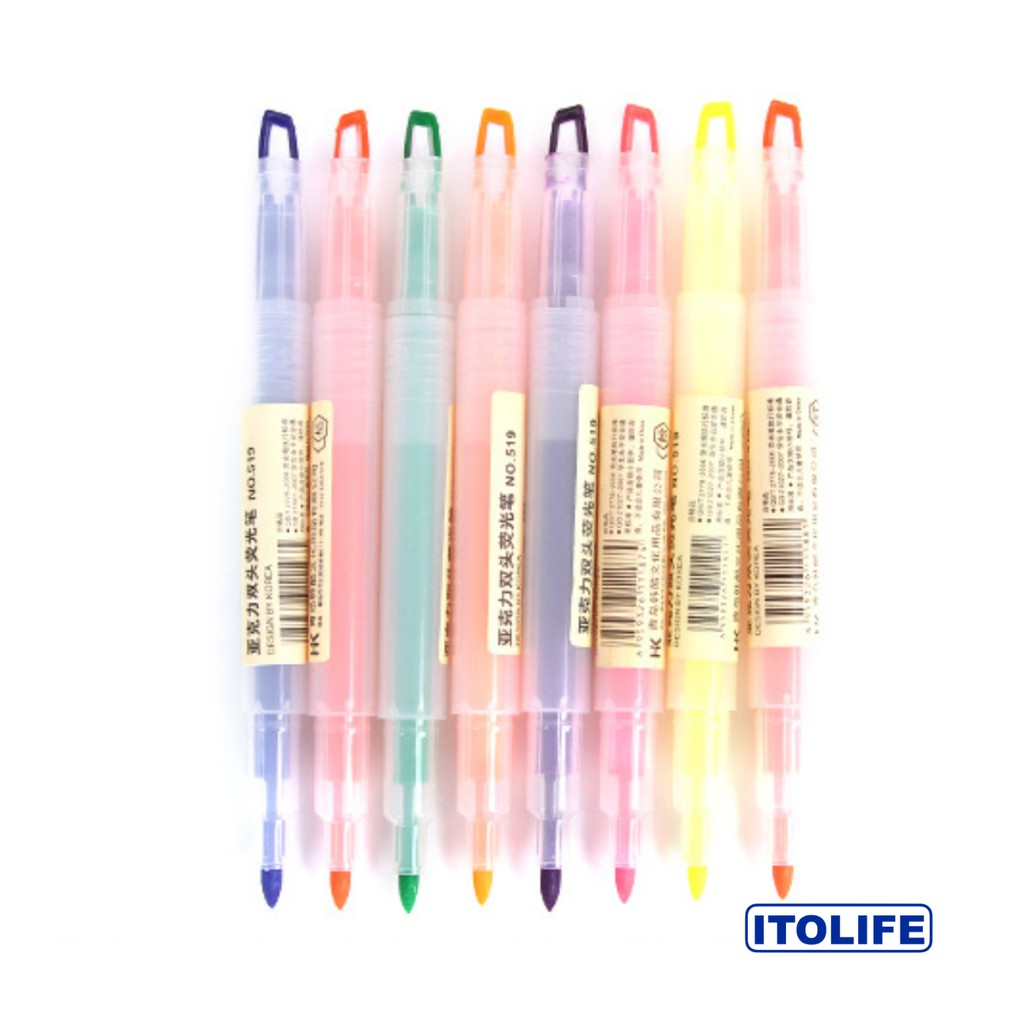 Double Head Window Highlighter Pen Marker- 1pc | Shopee Philippines