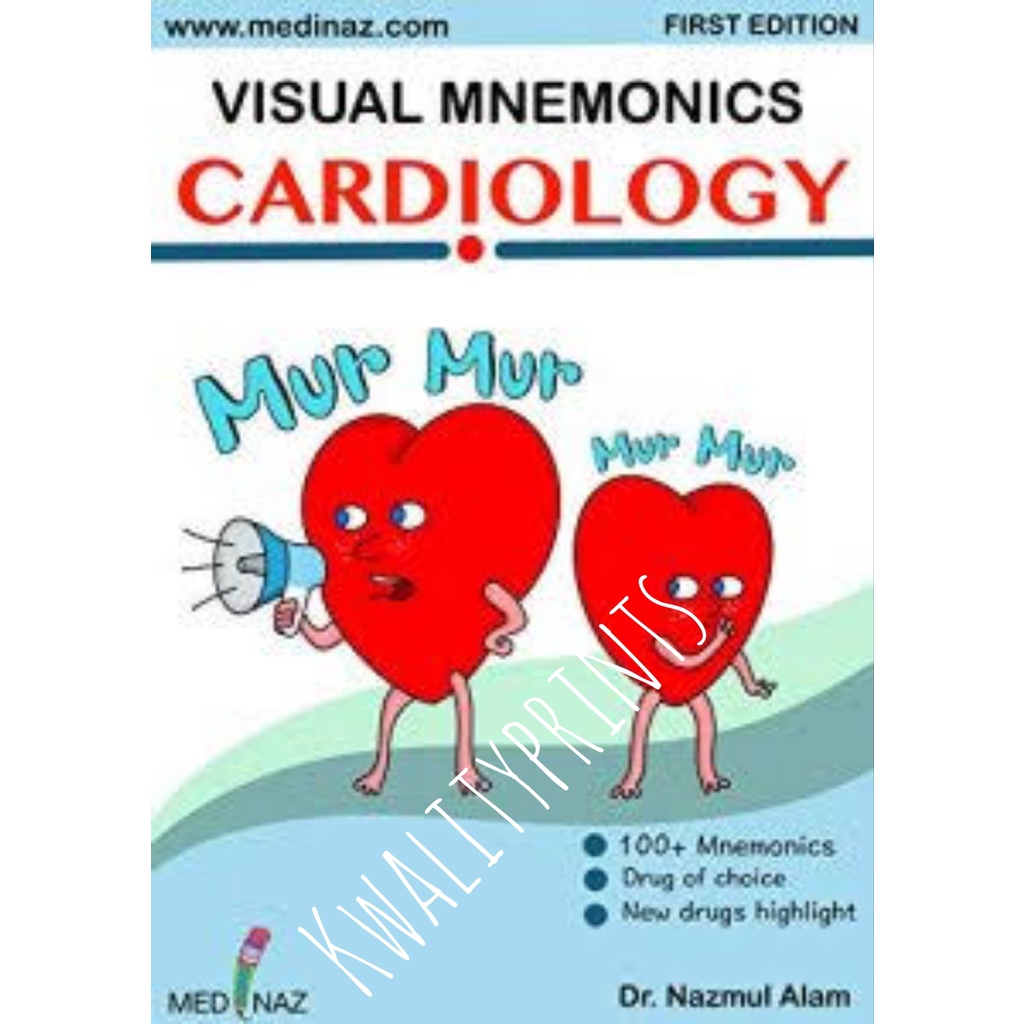 VISUAL MNEMONICS : CARDIOLOGY / PHARMACOLOGY / MICROBIOLOGY / ANATOMY / PATHOLOGY | Shopee ...