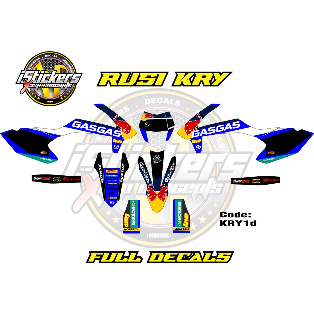 Rusi KRY 150/200 Full Decals Laminated KRY01 | Shopee Philippines