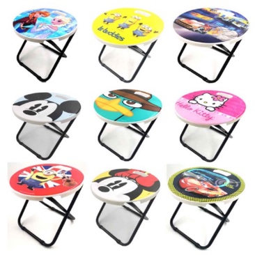 MINI912 Folding Chair for kids Round Character Chair Portable chair ...