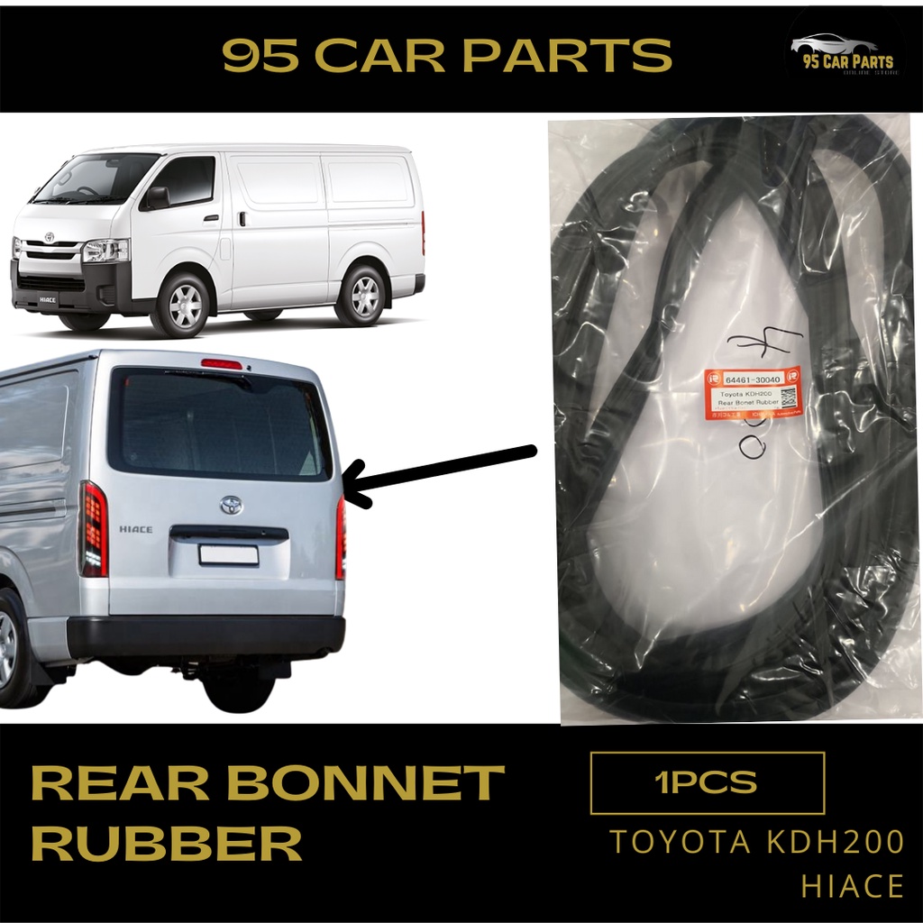 Toyota KDH200 Hiace Van (Low / High Roof) Sliding Door / Rear Bonnet Rubber (ICHIKAWA) Sliding ...