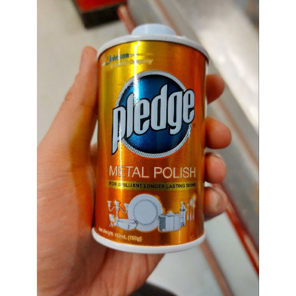 Pledge Metal Polish Johnson 150ml For Brass Copper Chrome Bronze Zinc ...
