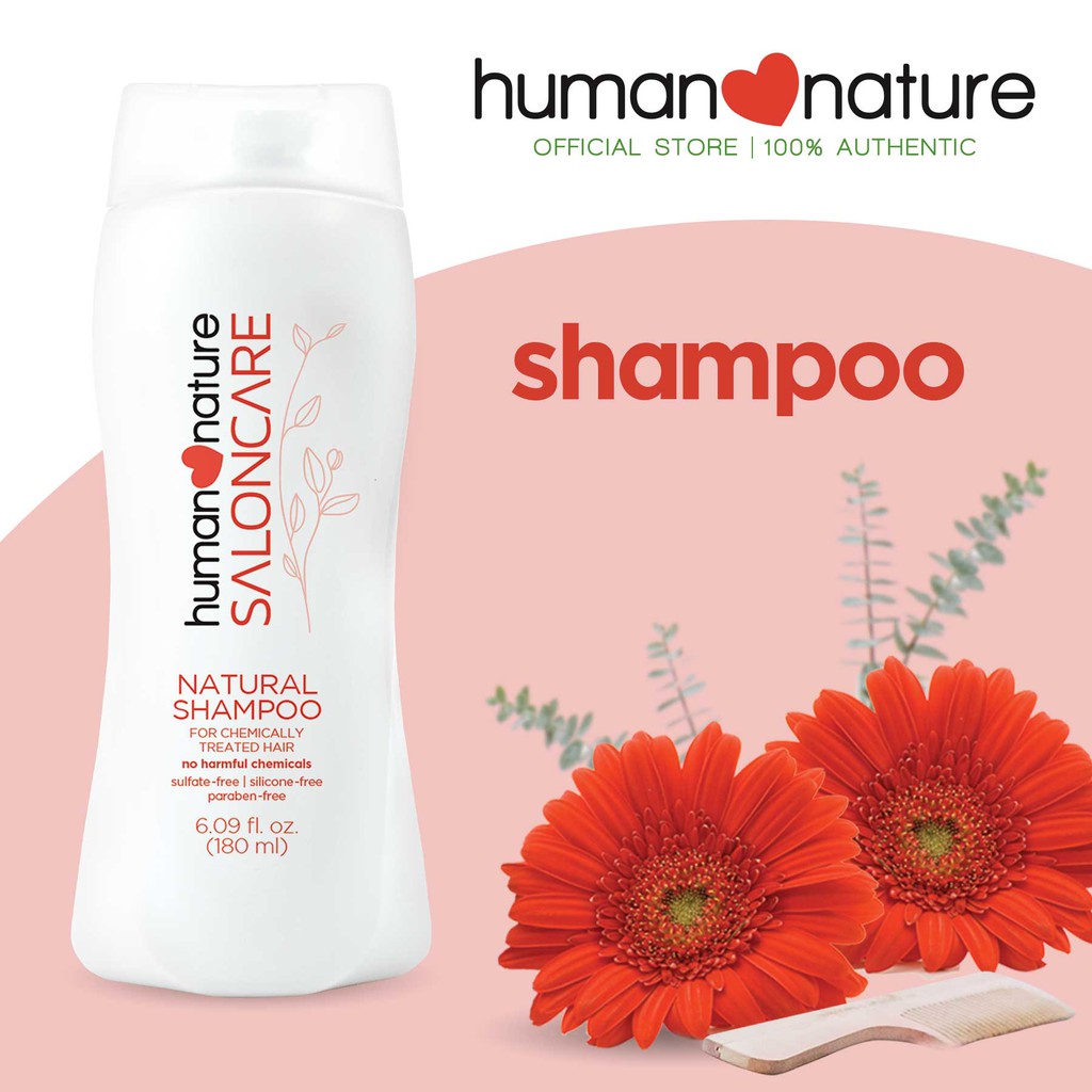 Human Nature Salon Care Natural Shampoo (New & Improved) | Shopee ...