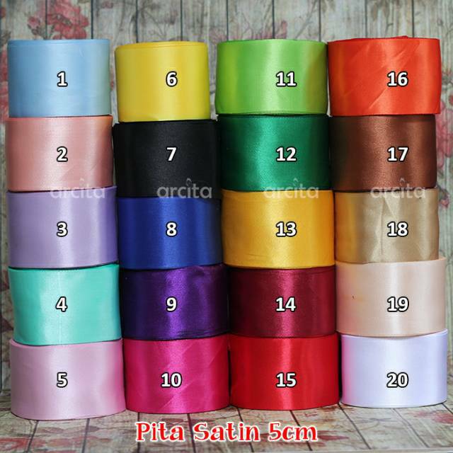 Satin Ribbon 5cm (2") | Shopee Philippines