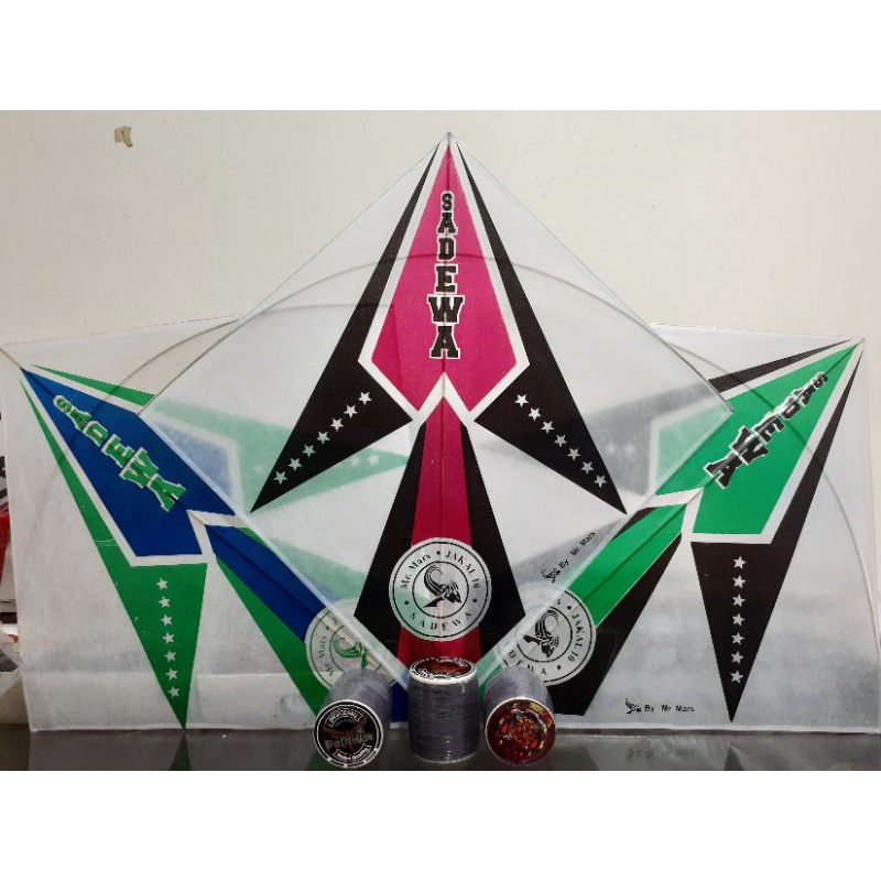 Super wrapped SUKOI COMPETITION KITE, 2 colors (min 30 pcs) | Shopee ...