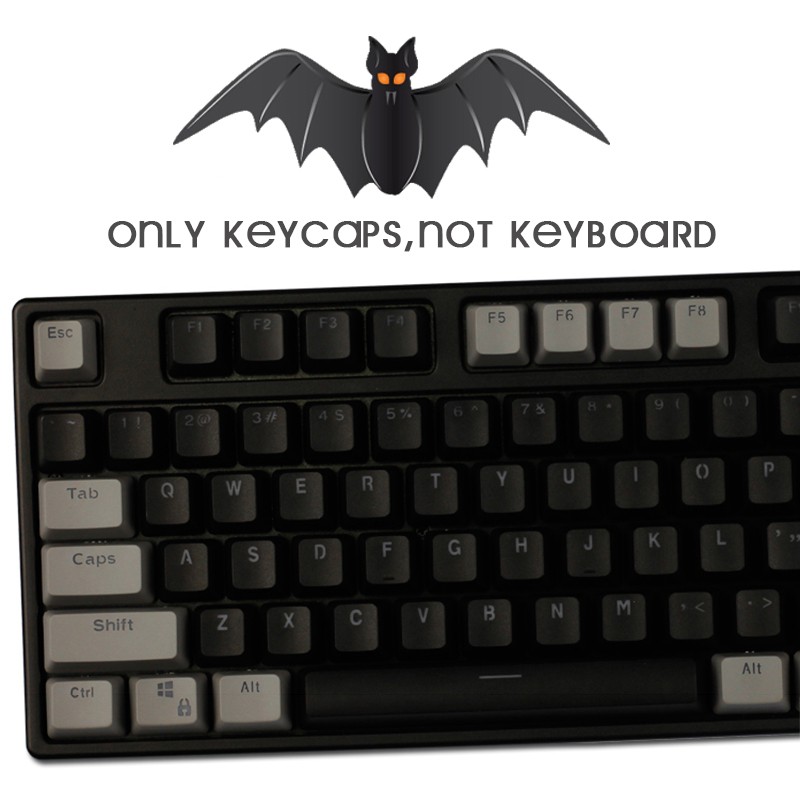 104/87 Keys bat PBT Backlit Keycap Key caps ANSI Layout OEM Profile for ...