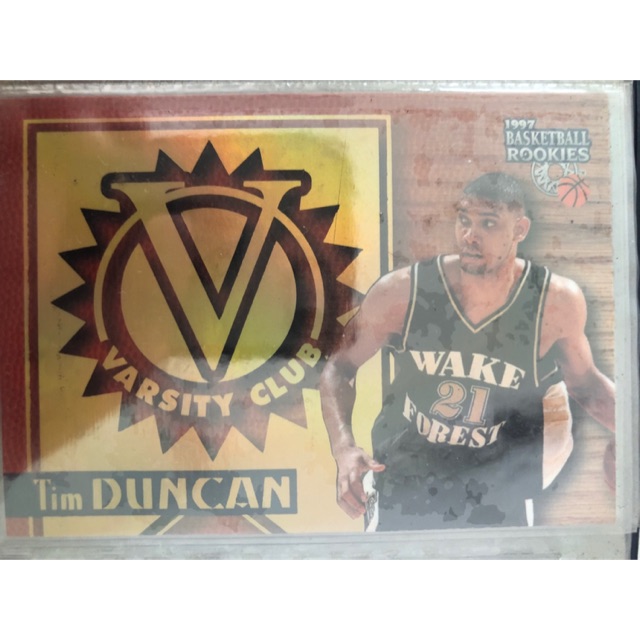 Tim Duncan Varsity Club Rookie Card | Shopee Philippines