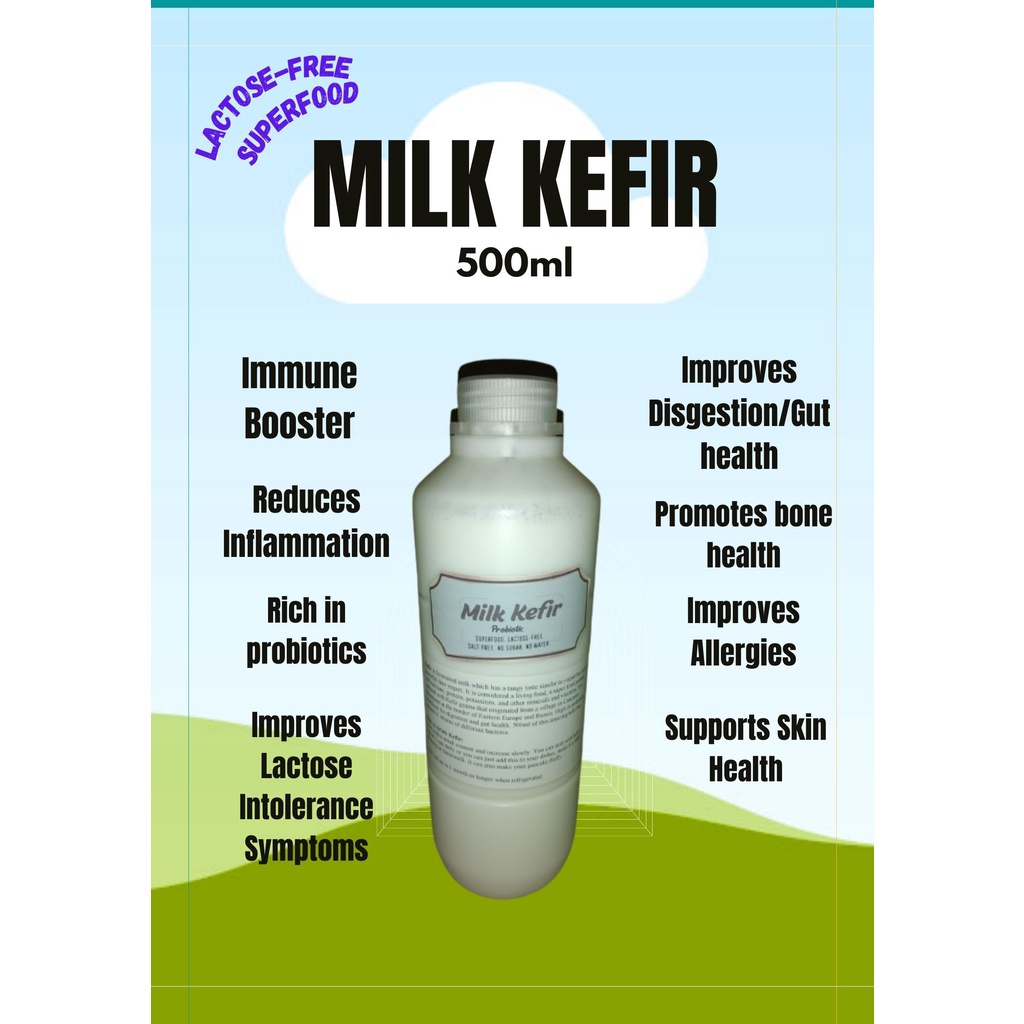 Probiotic Milk Kefir 500ml Plain Ready to drink | Shopee Philippines