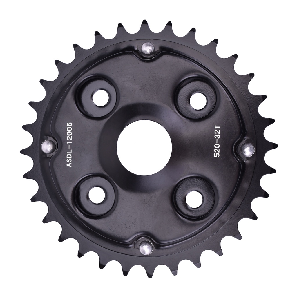 520-32T Motorcycle Front Rear Sprocket 520 Chain Sprocket Kit For HONDA ...