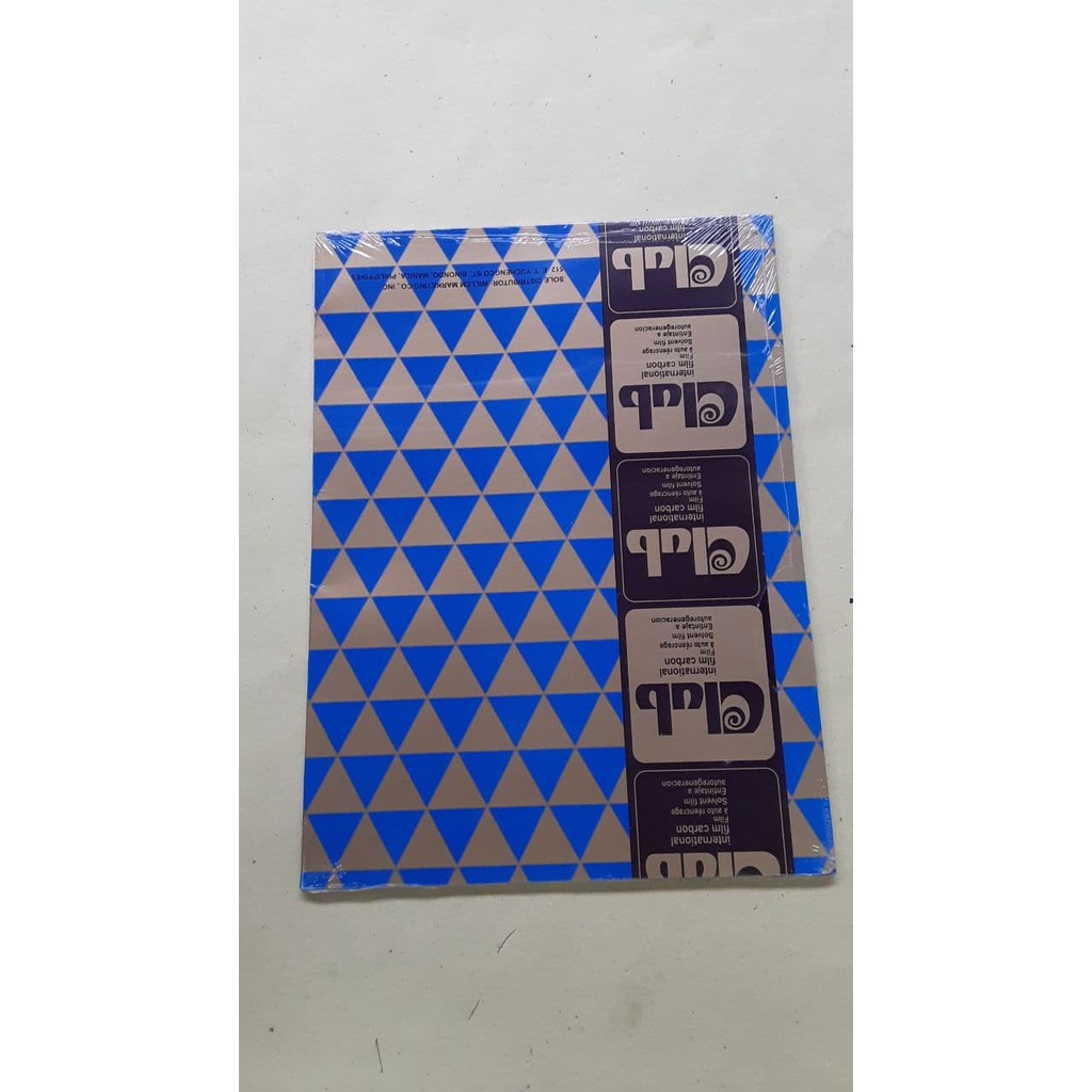 Carbon Paper Club Brand long & Short /pc | Shopee Philippines