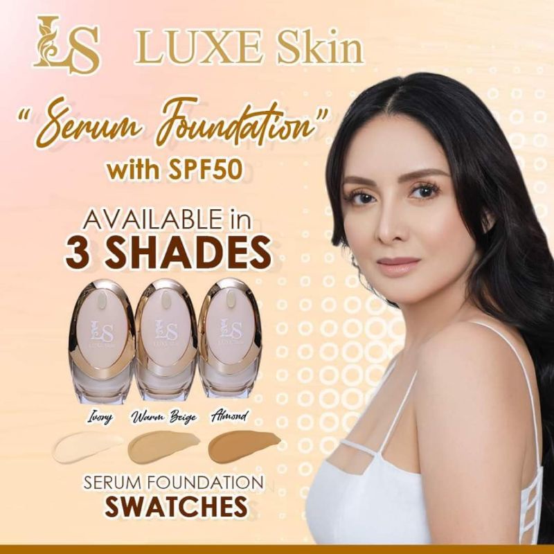 Luxe Skin Serum Foundation with SPF 50 | Shopee Philippines