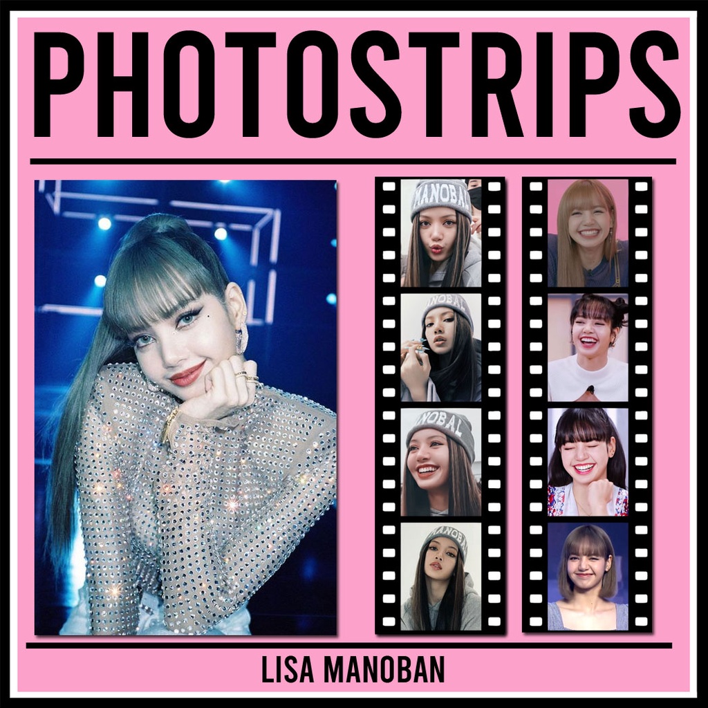 BP LISA PHOTOSTRIPS [MATTE/GLITTER COATED] | Shopee Philippines