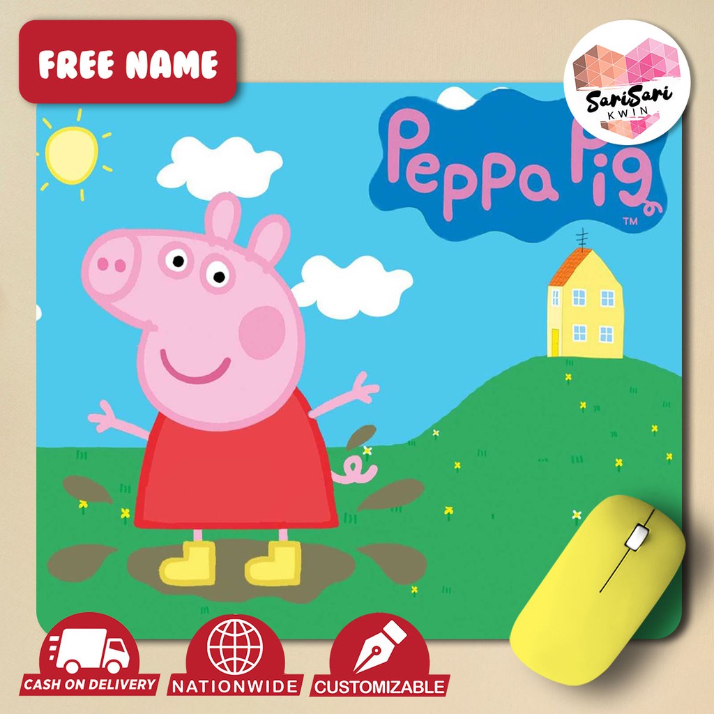 Peppa Pig Design Mousepad | Shopee Philippines