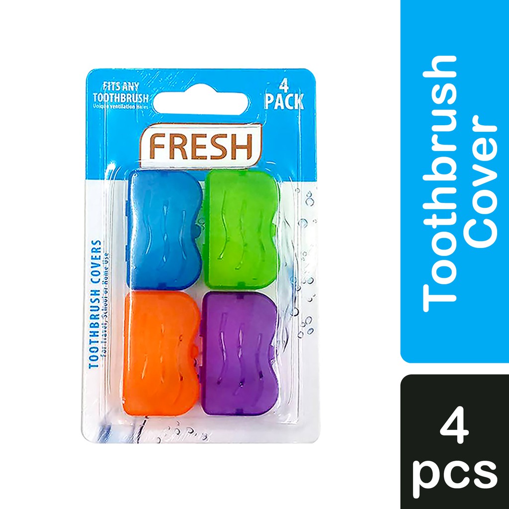 Fresh Assorted Color Toothbrush Cover 4s | Shopee Philippines