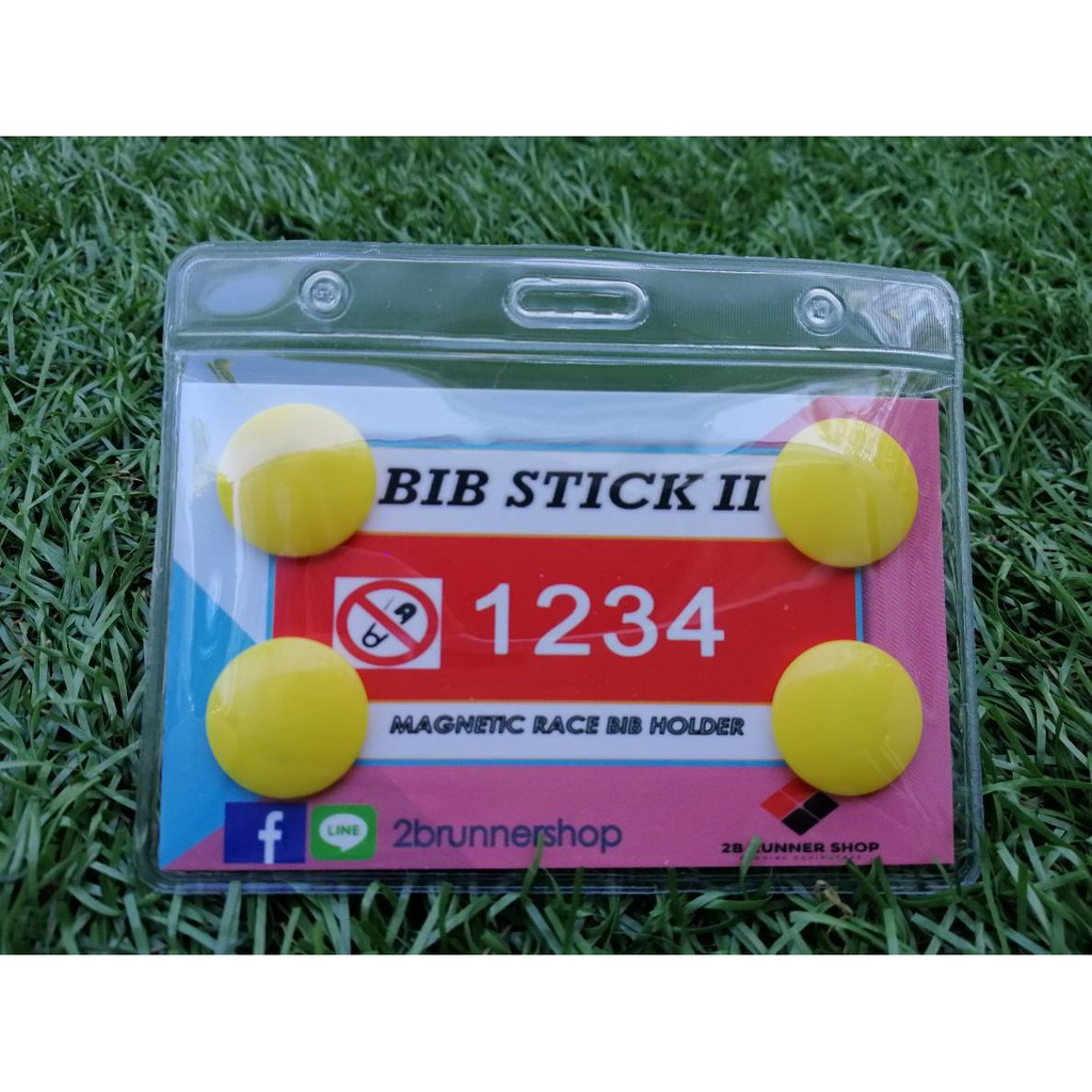 Magnetic Race Number bib STICK II => Holder (Version2) Or /bib Magnet ...