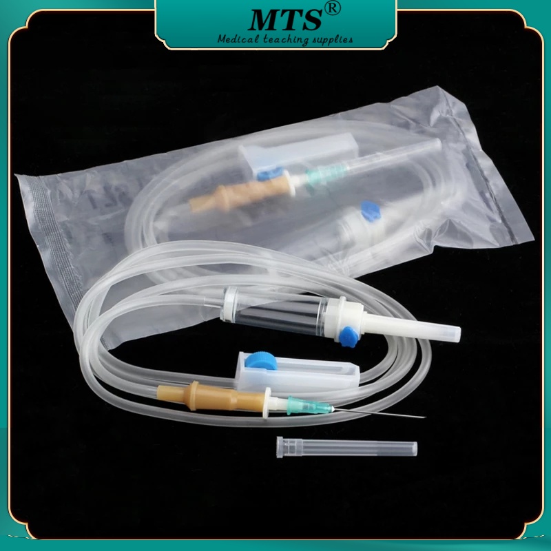 Medical Disposable Sterile Iv Infusion Set With Needle 20 Drops IV ...