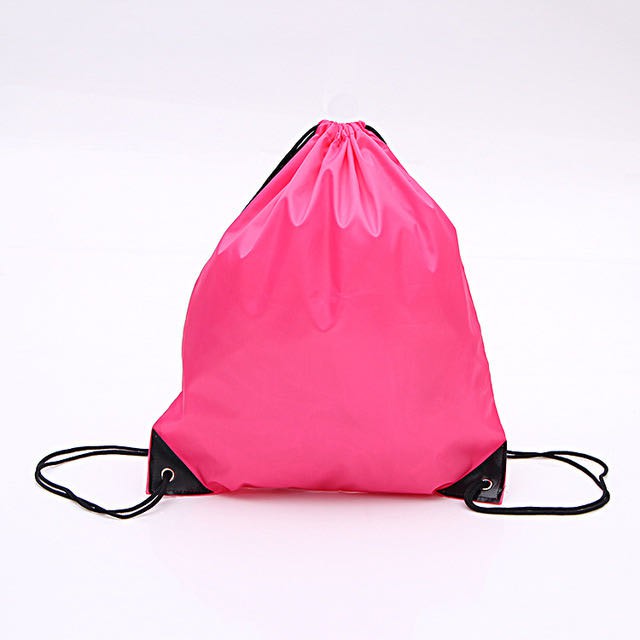 220D Nylon String bag Plain Back pack design Polyester Drawstring bag ...