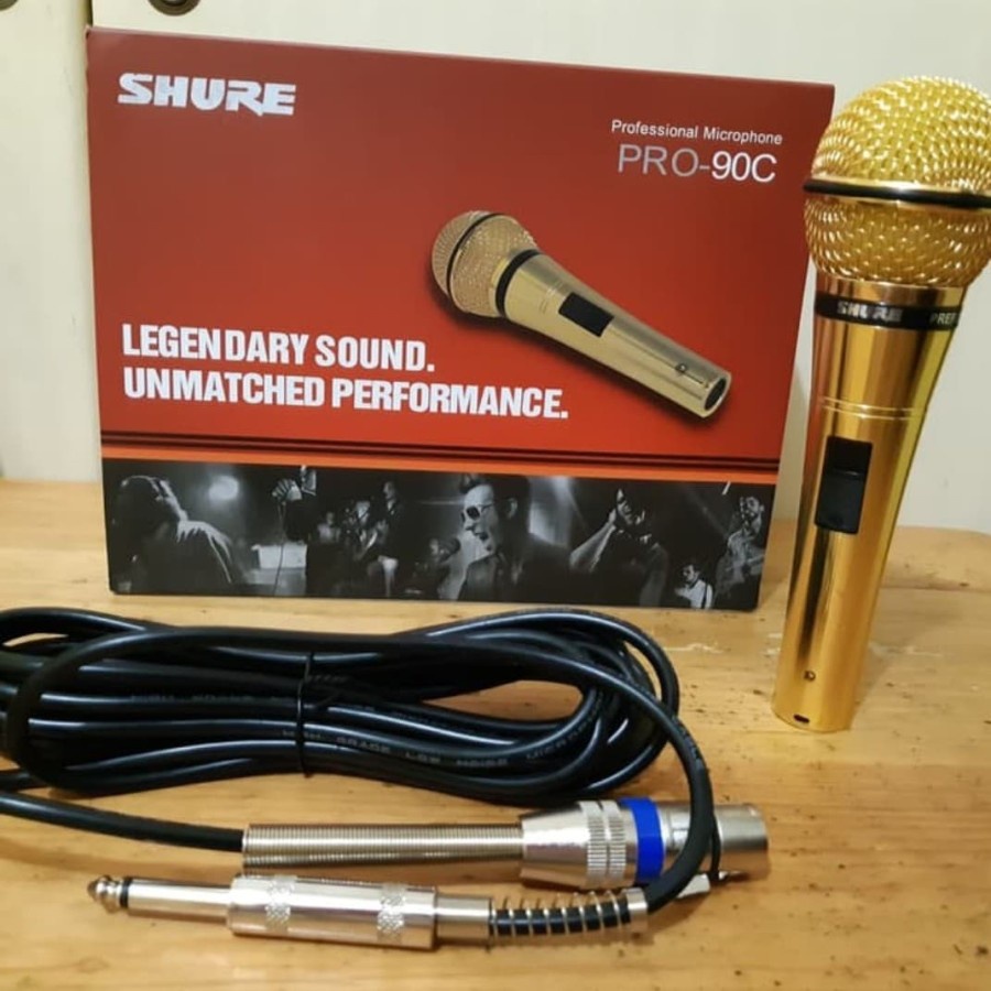 Shure PRO-90C MIC Professional CONDENSOR SHURE PRO-90C Cable | Shopee ...