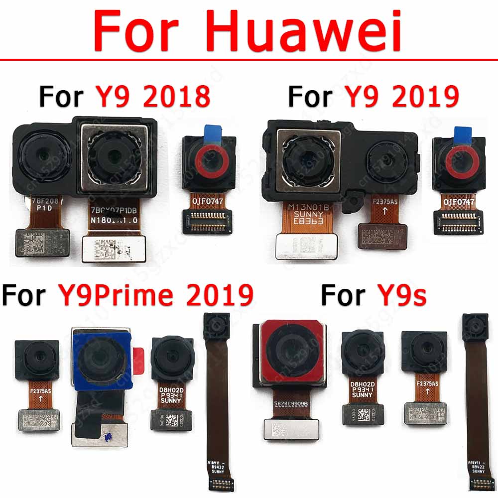 Rear Front Camera For Huawei Y9 Prime 2019 2018 Y9s Frontal Backside Selfie Facing Back Camera ...
