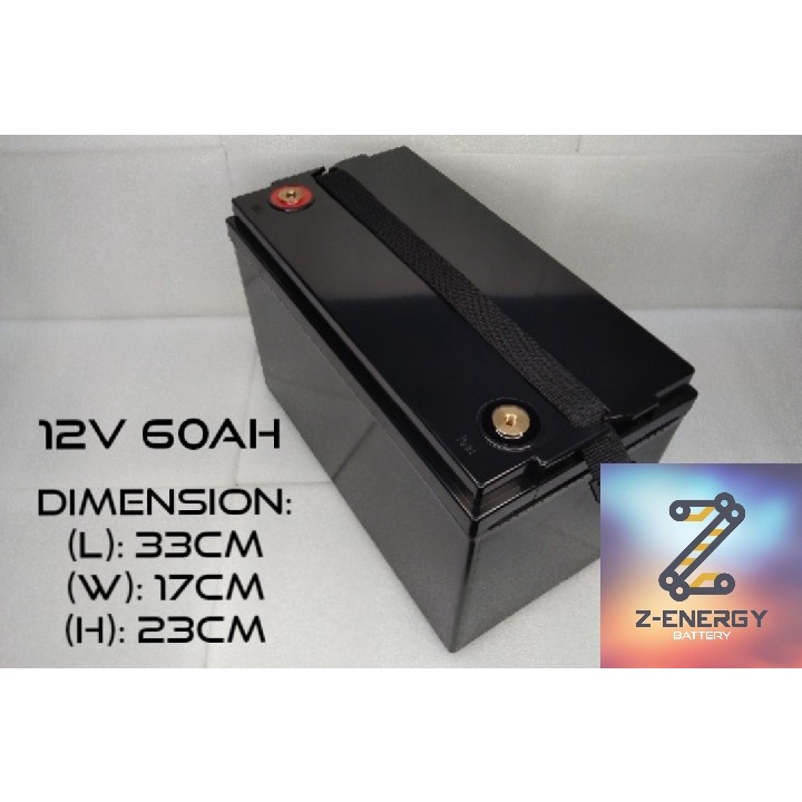 12v - 60ah Battery Lifepo4 (60A Cylindrical lithium battery cell) Model ...