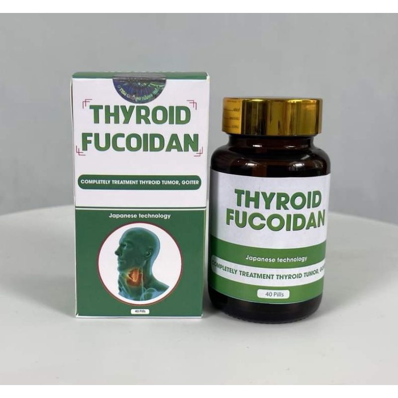Thyroid Fucoidan 40's & New Packaging Treat Goiter, Thyroid Cancer ...