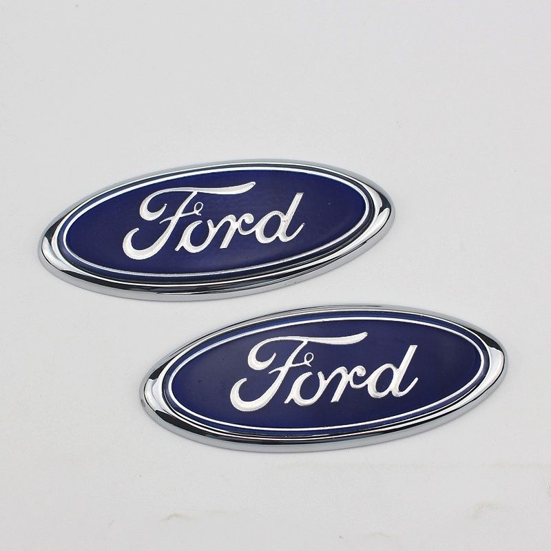 For Ford Emblem,1 pcs 4.5 Inch Emblem Fit Fiesta Front Grille Emblem ...