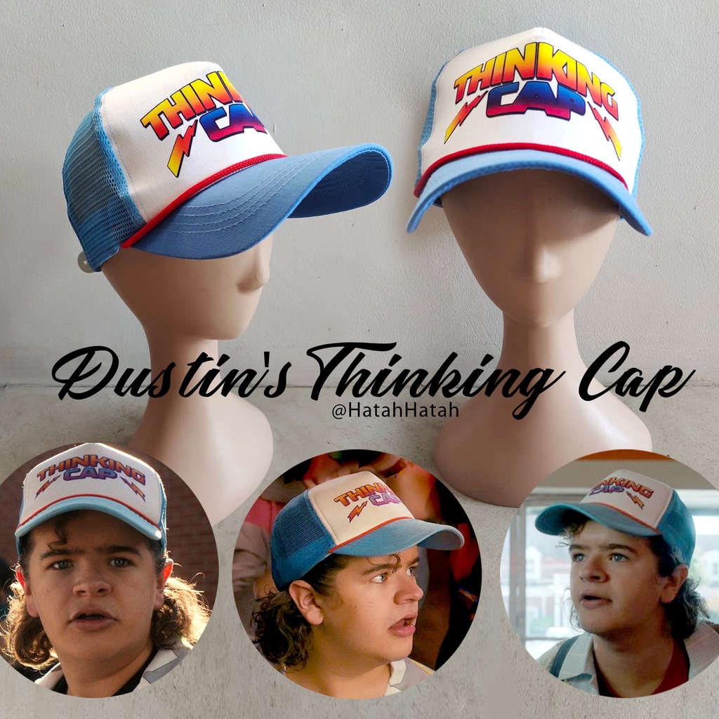 Dustin Cap Stranger Things Season 4 Thinking Cap Hat Vecna Dungeons and ...