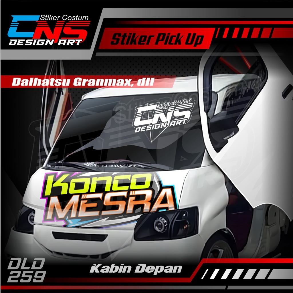 Front Cabin Sticker Pick up Friendly DAIHATSU GRANMAX Etc. Custom Can ...